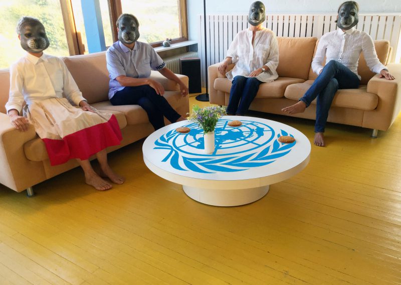 Der Feministische Rat in New York bei der 72. Sitzung der Vereinten ...